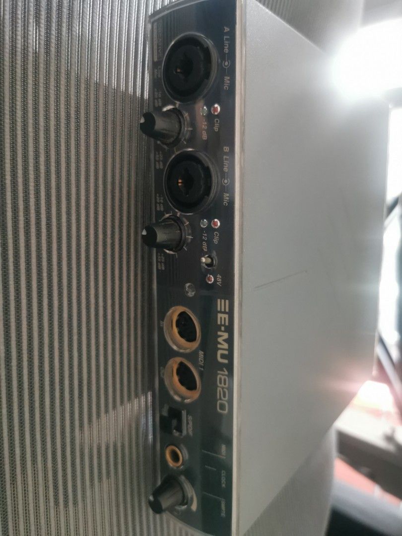 Emu 1820 professional soundcard + control panel, Audio, Other Audio ...