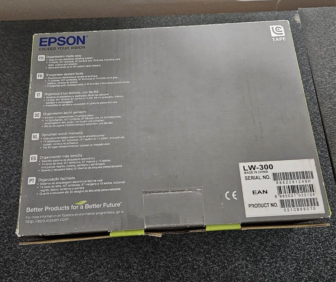 Epson LW-300 LabelWorks Printer, Computers & Tech, Printers, Scanners ...
