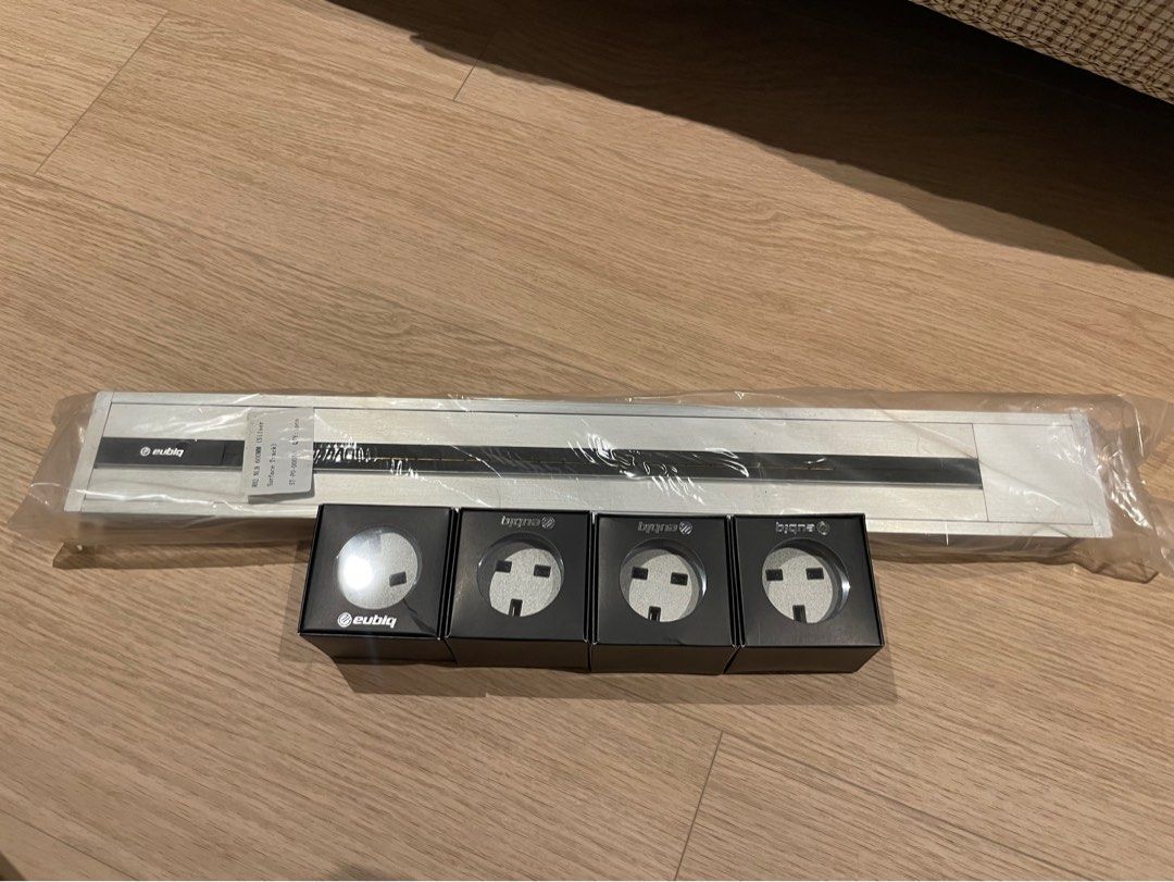 Eubiq Surface Track with 4 adaptors, TV & Home Appliances, Electrical, Adaptors & Sockets on ...