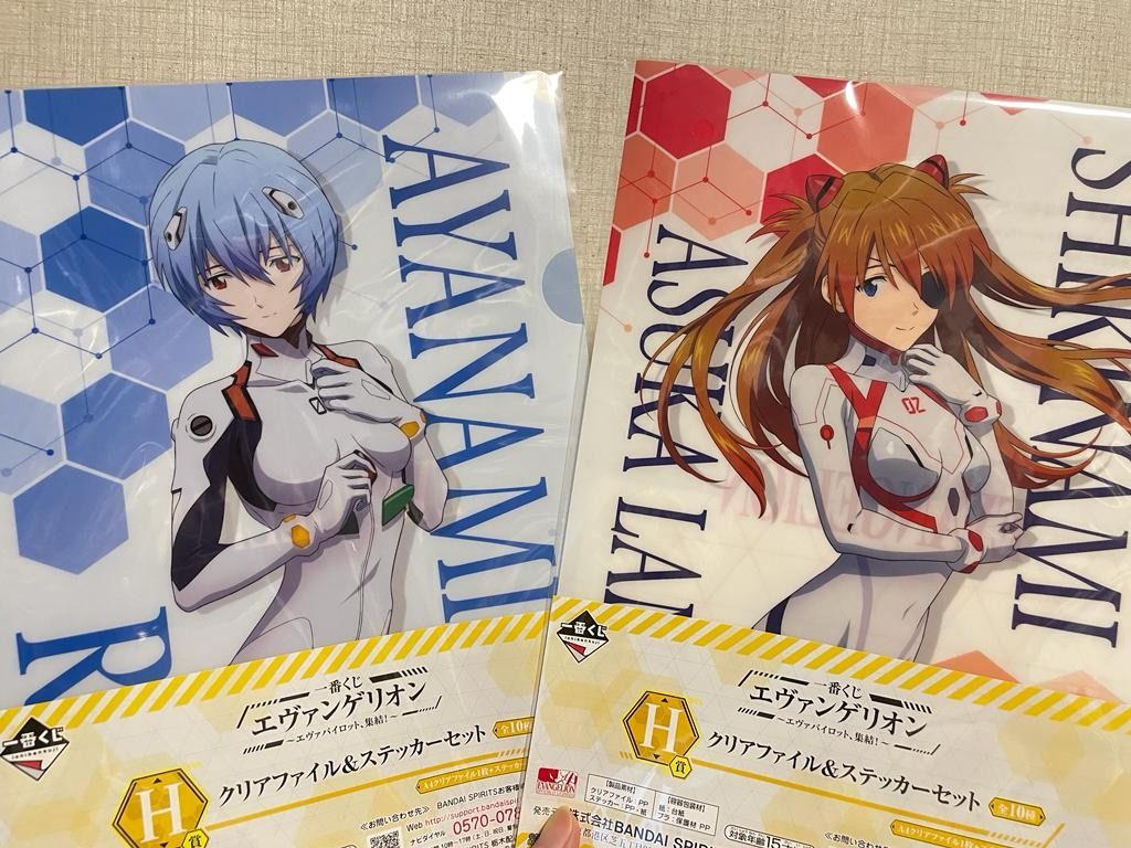 EVA 新世紀福音戰士 明日香 綾波麗 file, 興趣及遊戲, 玩具 & 遊戲類 - Carousell