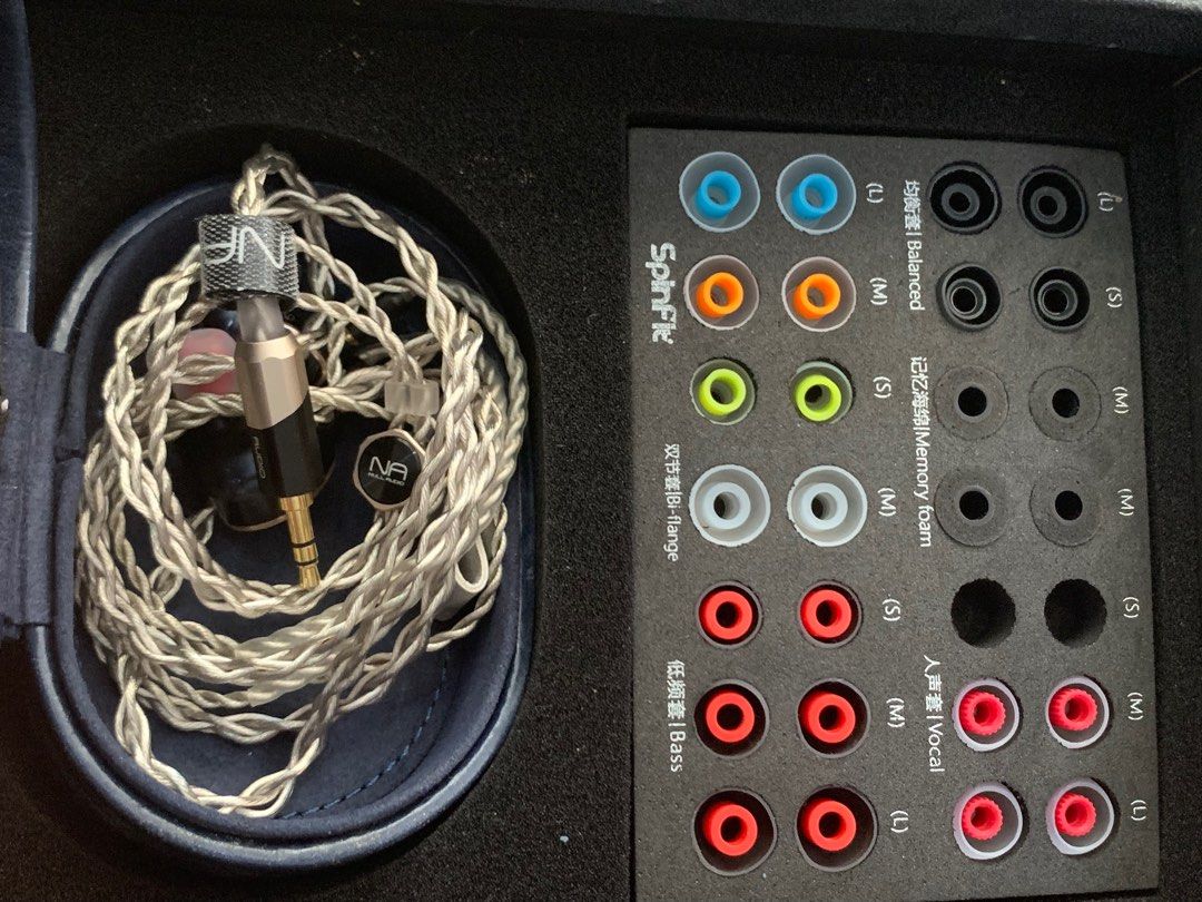 FiiO FH7 full set with NA NULL audio cable + original FiiO cable, Audio ...