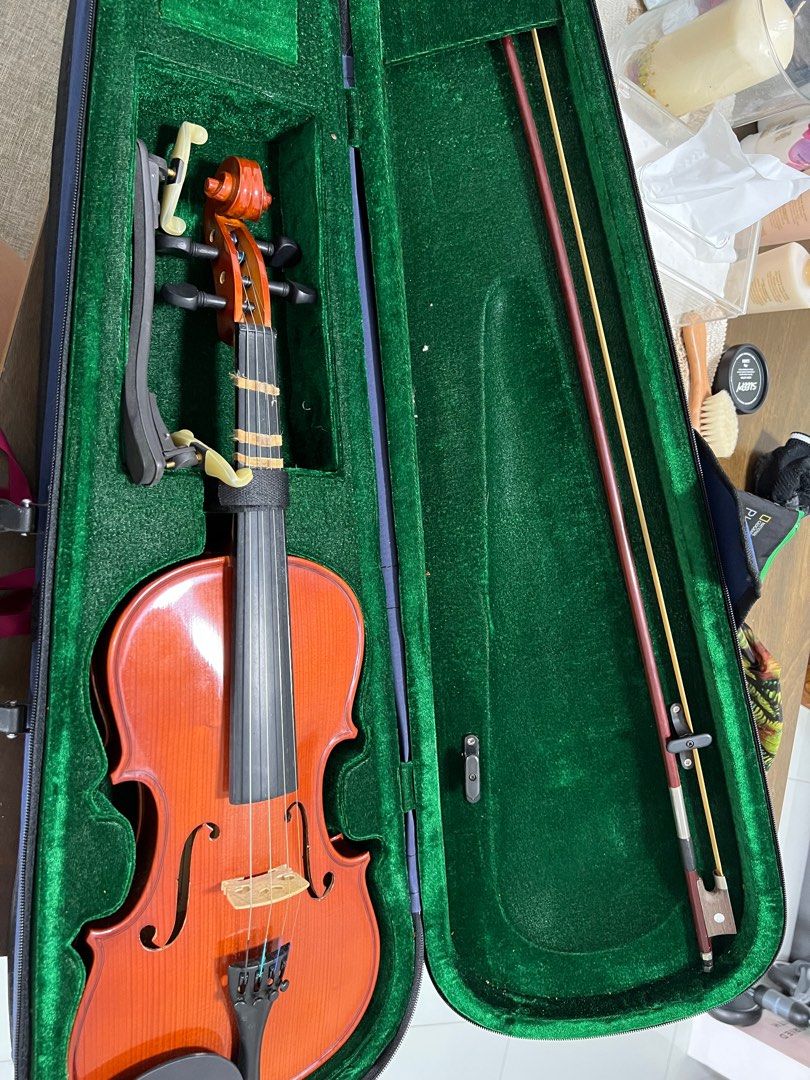 Fixed price Violin eurostring brand with 2 books, Hobbies & Toys, Music ...