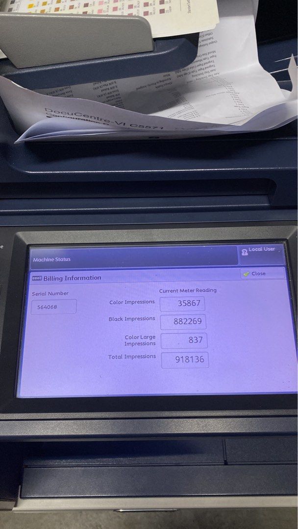 Fuji Xerox VI C5571 A3 Colour copier only @$1900, Computers & Tech ...