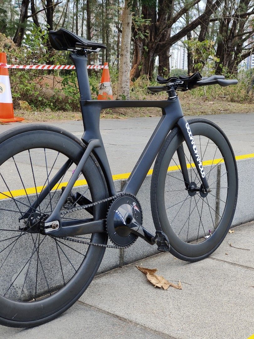 Full carbon fixed gear track frameset size 52, Sports Equipment ...