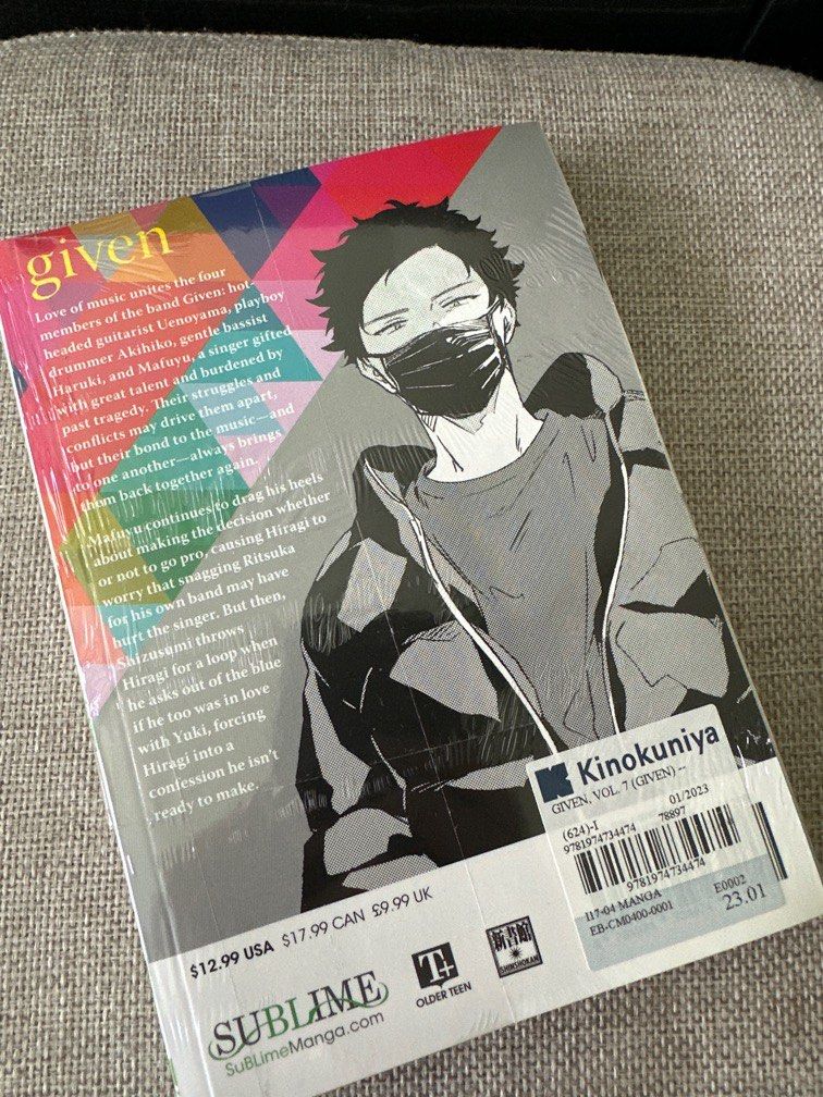 Given Manga Vol 7, Hobbies & Toys, Books & Magazines, Comics & Manga on Carousell