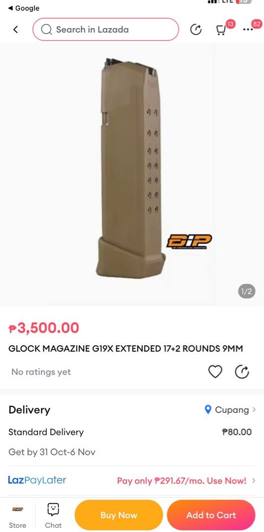 Glock 19X Extended Magazine 9MM 17+2, Everything Else, Others on Carousell