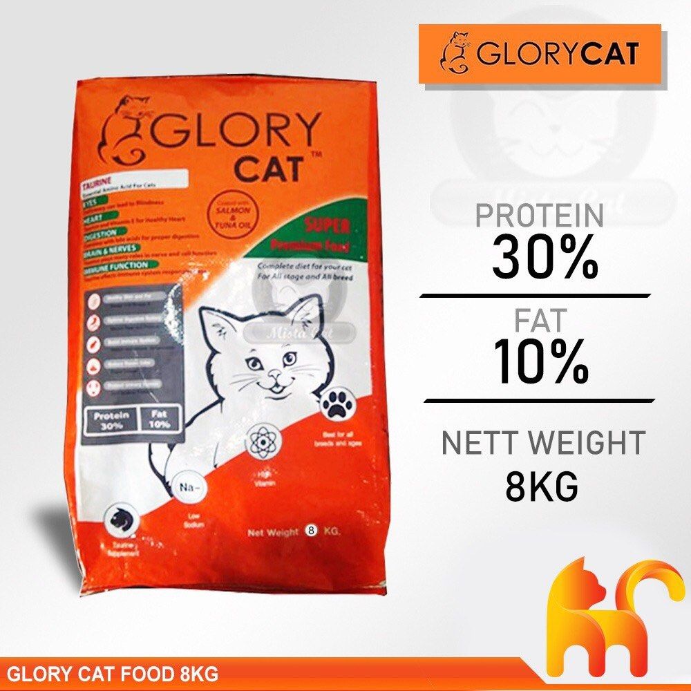 Glory Cat Dry Food 8 kg ( 100% Original ), Pet Supplies, Pet Food on ...