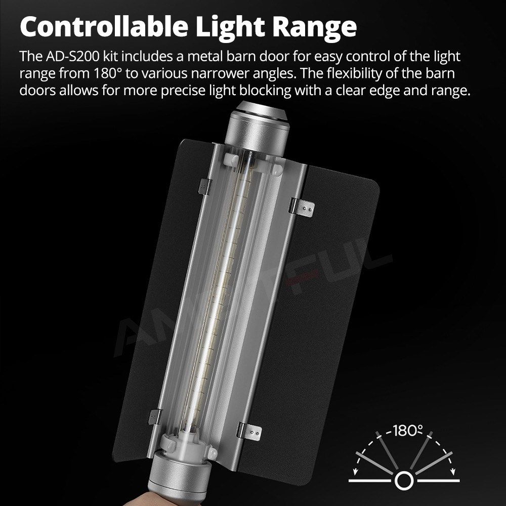 Godox AD-S200 Stick Flash Head for AD200/AD200Pro, Photography ...