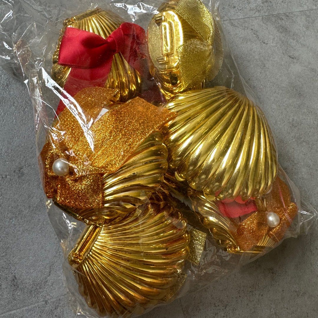 Gold Shell Clamp Candy Holder, Hobbies & Toys, Stationery & Craft ...