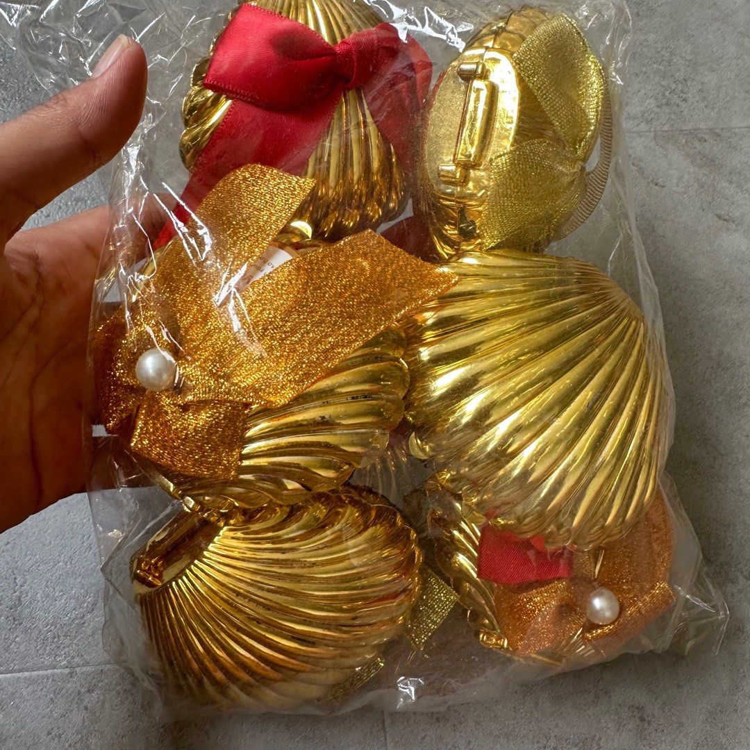 Gold Shell Clamp Candy Holder, Hobbies & Toys, Stationery & Craft ...