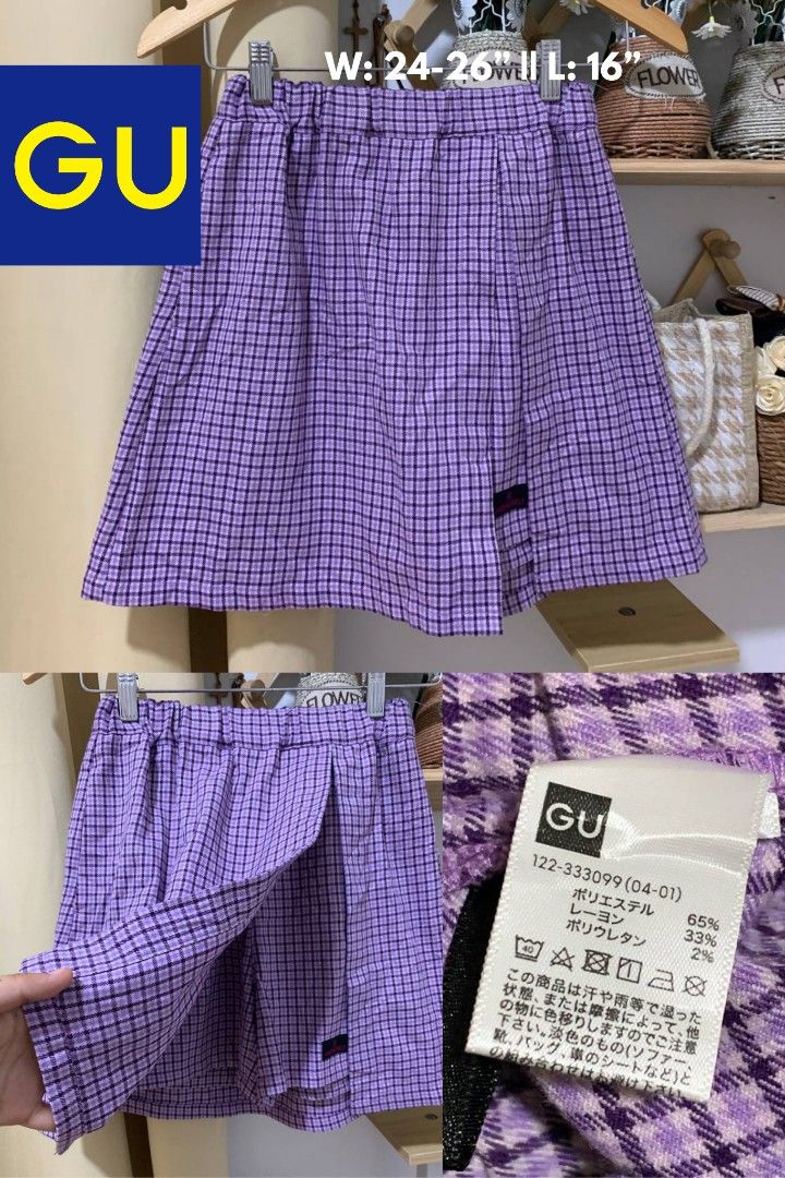 GU by UNIQLO Skort, Women's Fashion, Bottoms, Shorts on Carousell