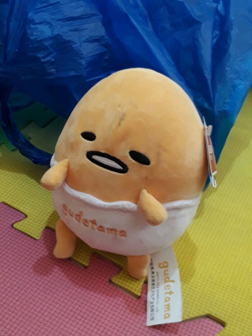 Gudetama Plushie, Hobbies & Toys, Toys & Games on Carousell