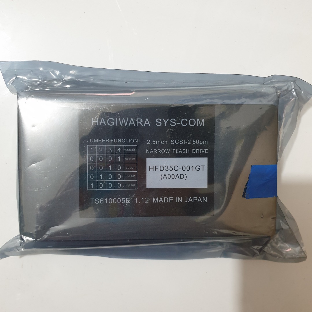 HAGIWARA HFD35C-001GT, 50PIN SCSI-2 NARROW FLASH DRIVE, 1GB, Commercial ...