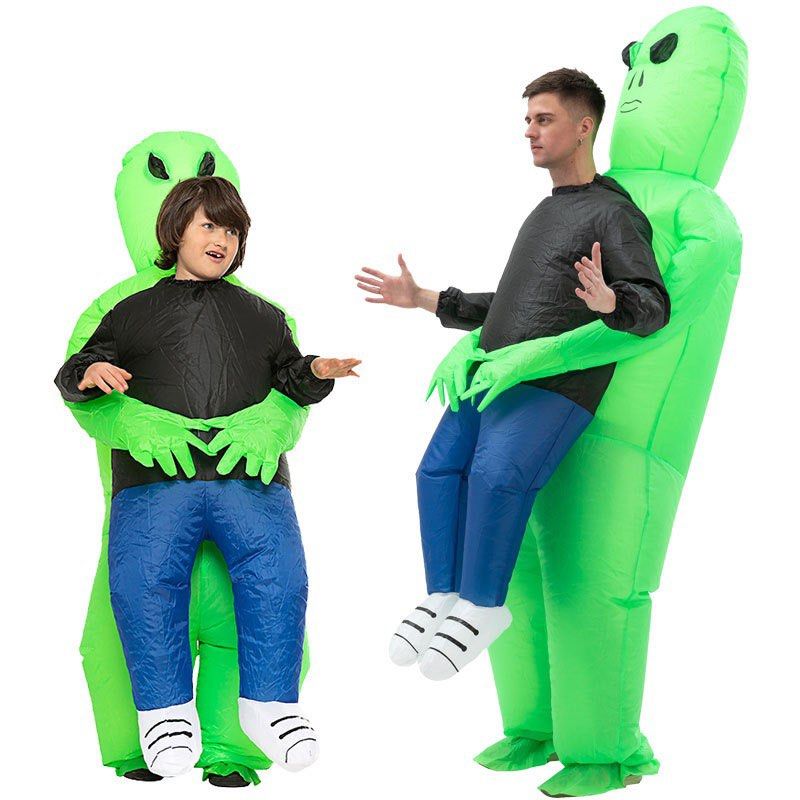 Halloween Party Costume Alien Abduction , Men's Fashion, Tops & Sets ...
