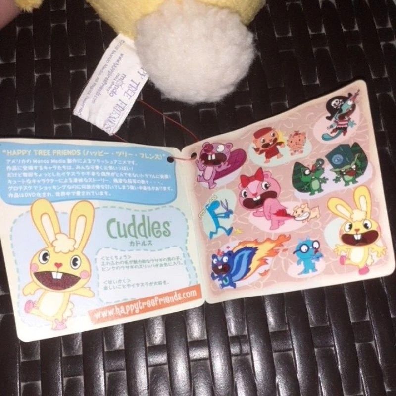 Happy Tree Friends - Cuddles plush with paper tag (2009 Cube Works ...