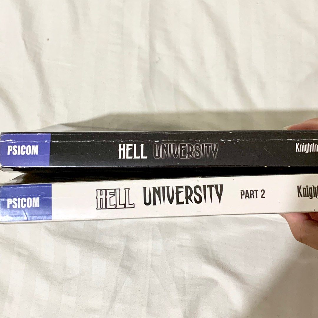 Hell University Book 1 & 2 Bundle by KnightinBlack, Hobbies & Toys ...