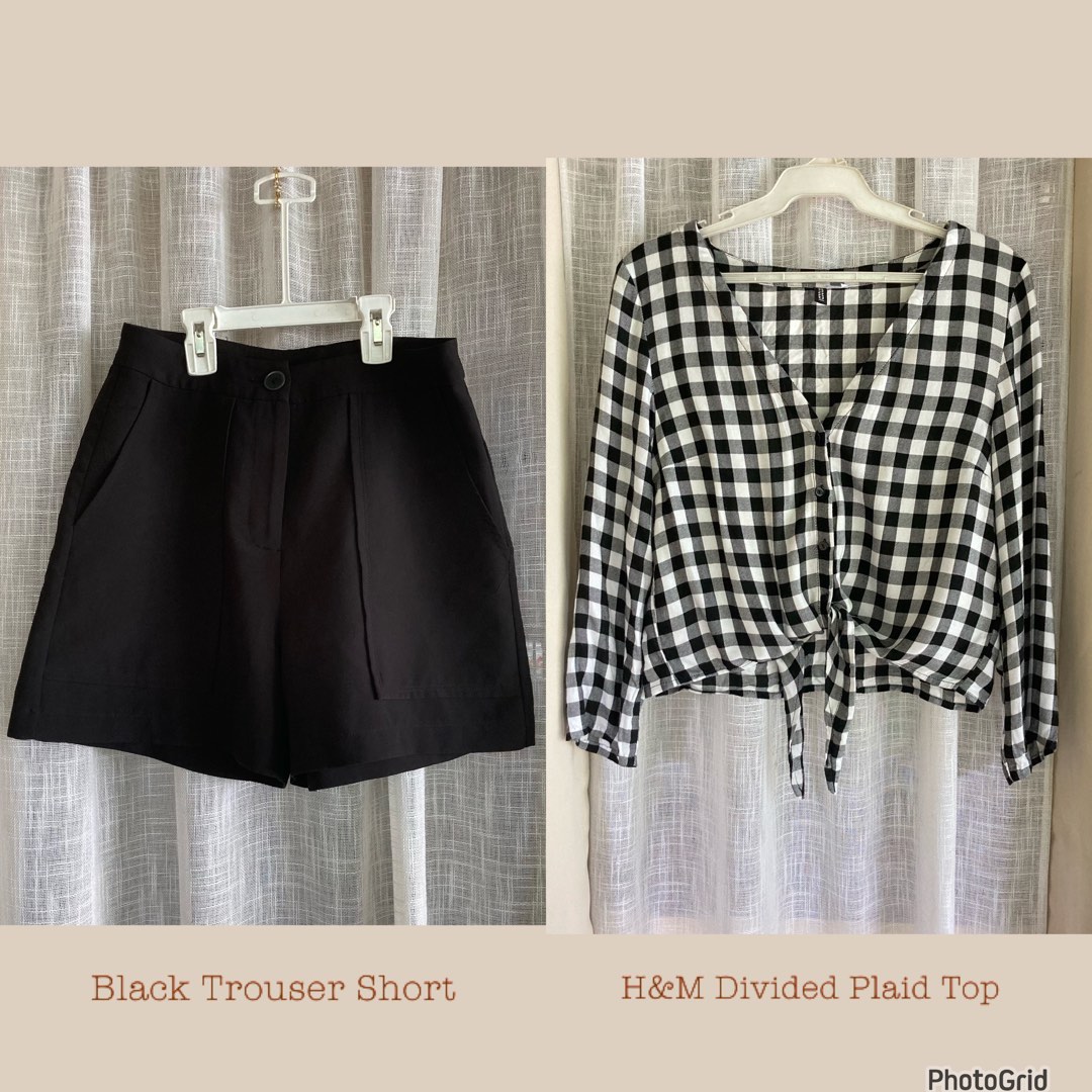 H&M divided & trouser short, Women's Fashion, Dresses & Sets, Sets or ...