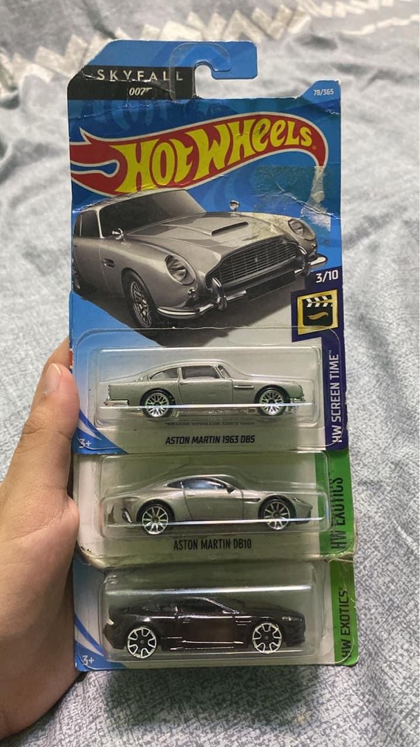 Hotwheels Aston Martin 1963 DB5 007, DBS, and DB10, Hobbies & Toys ...