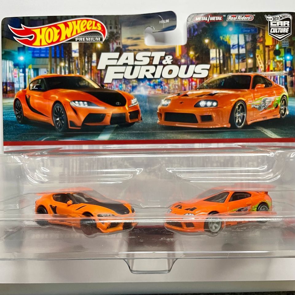 Hotwheels Fast and Furious Supra 2 pack set - Toyota Supra & 2021 ...