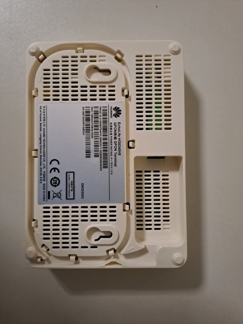 HUAWEI EchoLife HG8240H5 GPON Terminal, Computers & Tech, Parts ...