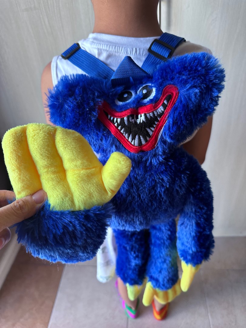 Huggy wuggy backpack, Babies & Kids, Babies & Kids Fashion on Carousell