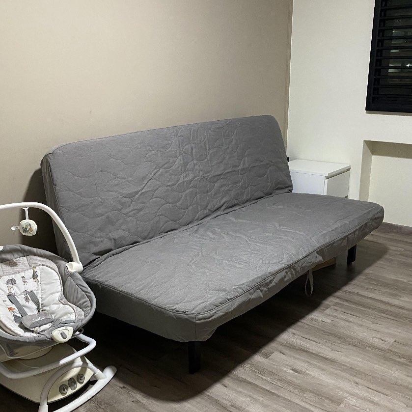 IKEA NYHAMN Sofa Bed, Furniture & Home Living, Furniture, Sofas on Carousell