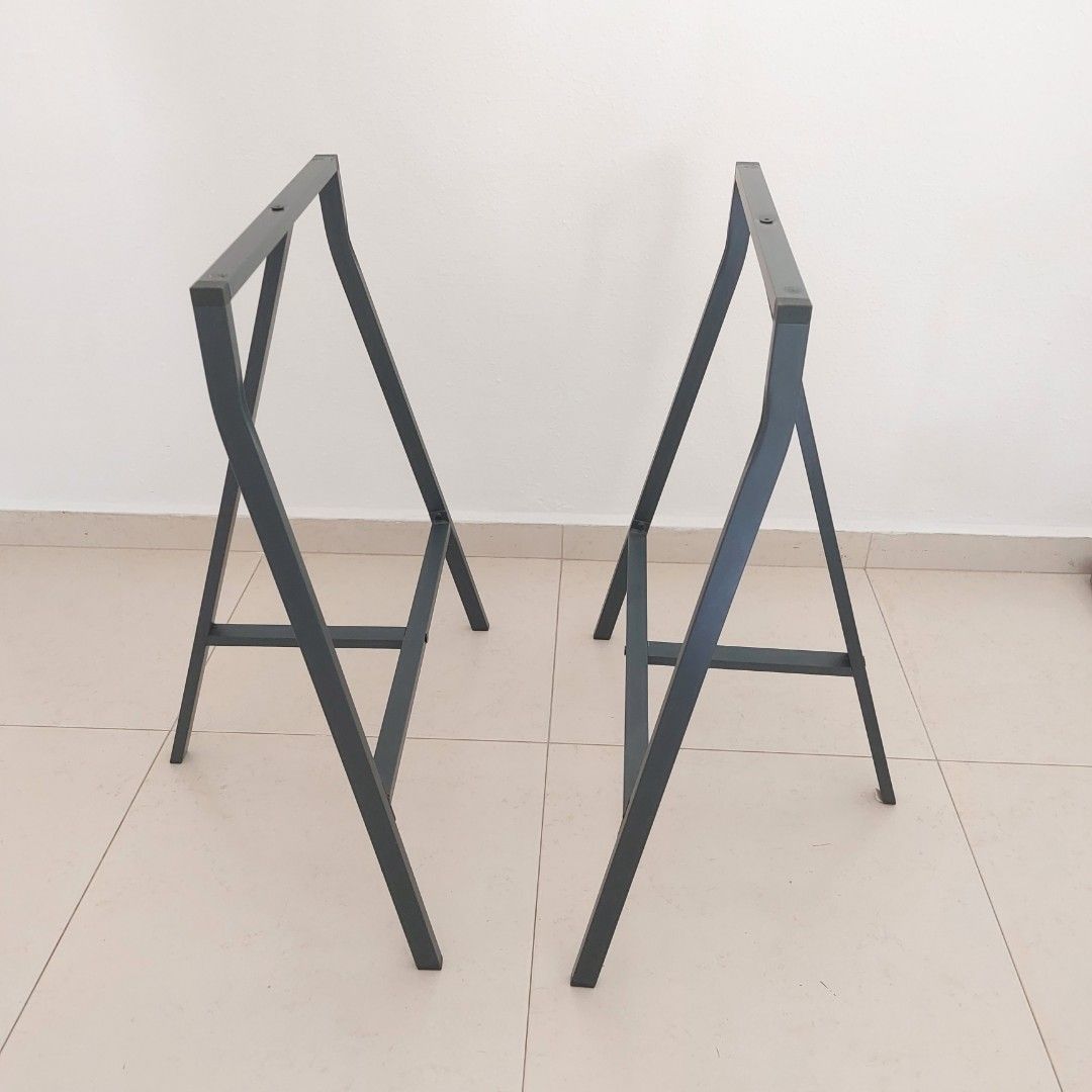 IKEA Trestle legs (1 pair), Furniture & Home Living, Furniture, Tables ...