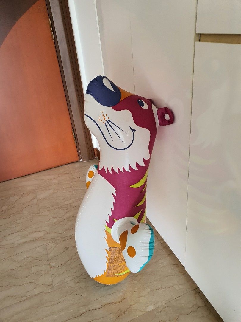 Inflatable tiger float, Babies & Kids, Infant Playtime on Carousell