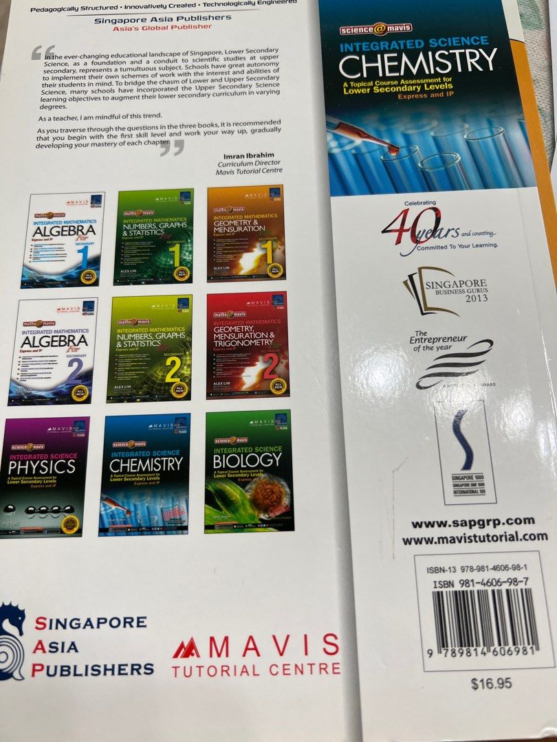 Integrated Science Chemistry Mavis Tutorial centre, Hobbies & Toys ...