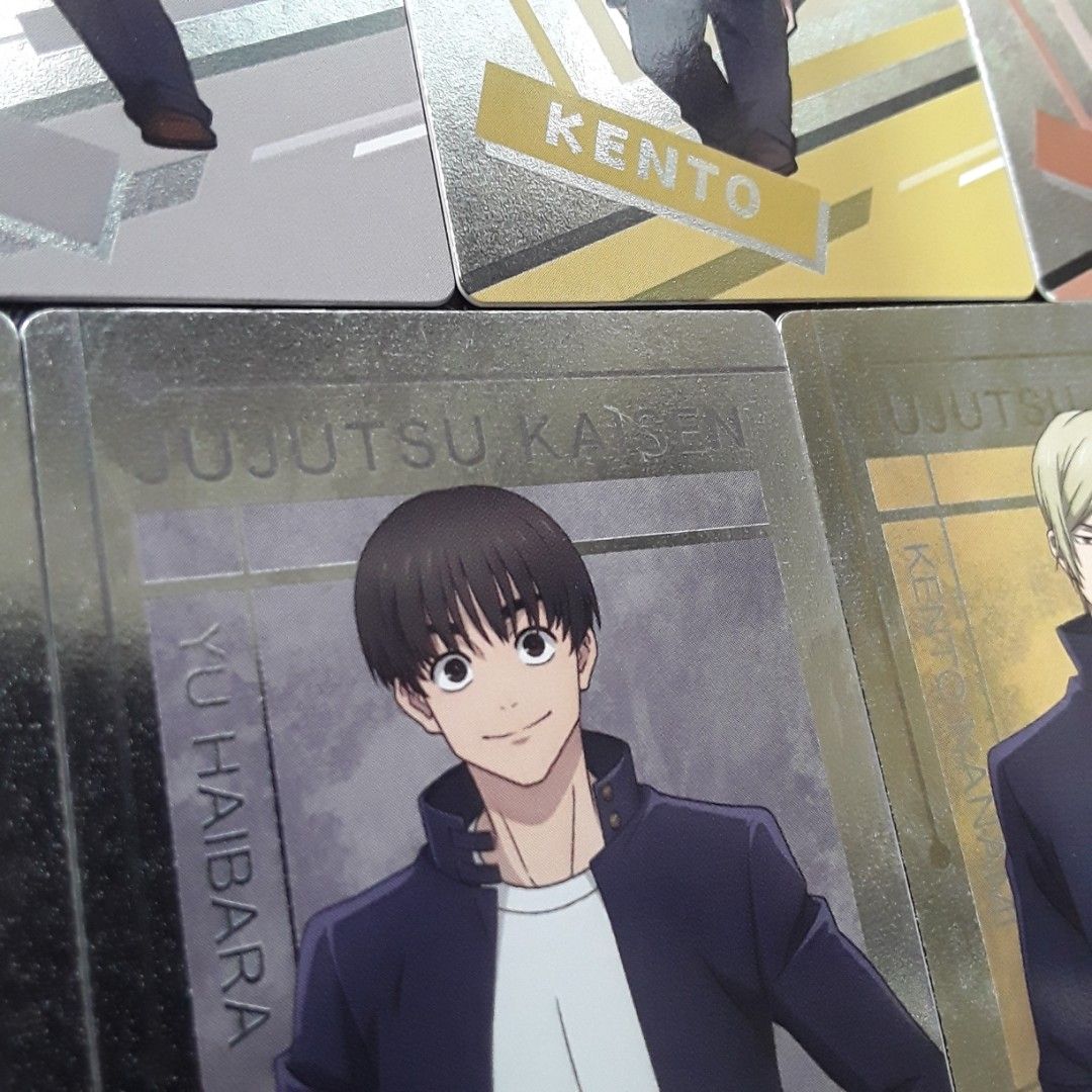 JJK Jujutsu Kaisen Card Collection (Toji, Nanami, Haibara, Riko, Kuroi ...