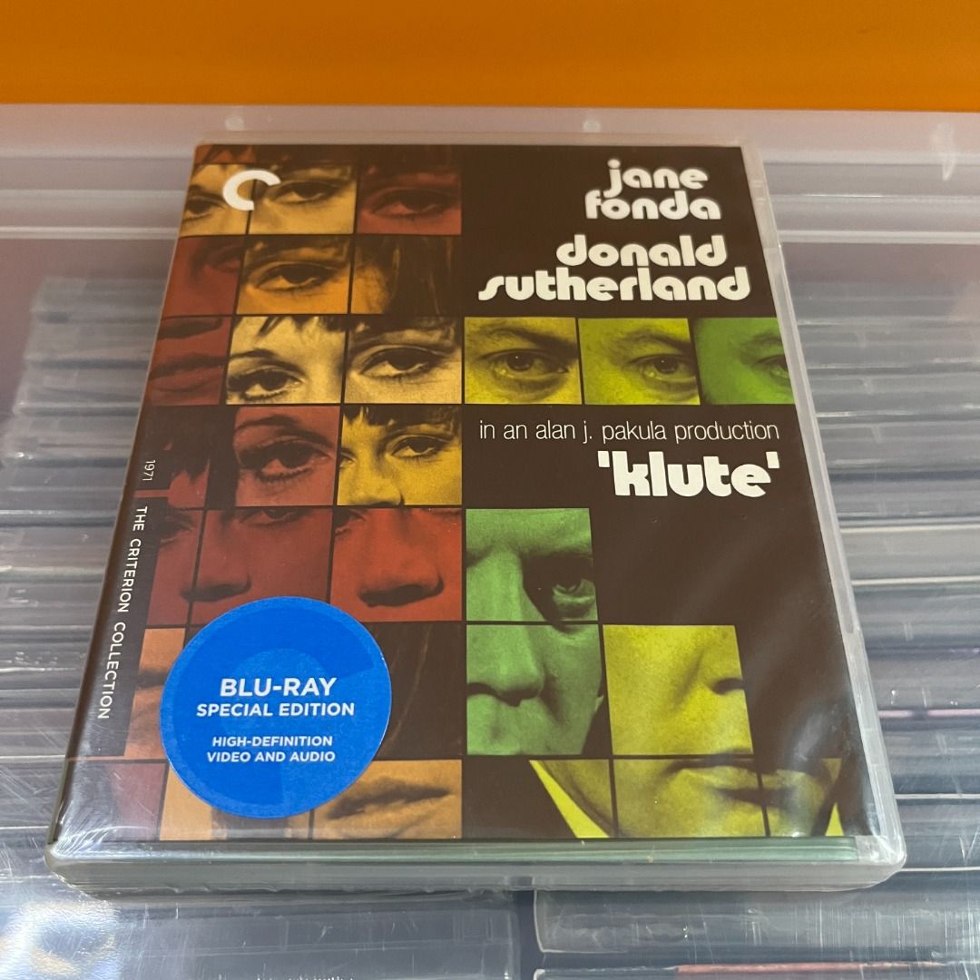 Klute Blu-ray, Criterion, 興趣及遊戲, 音樂、樂器 & 配件, 音樂與媒體 - CD 及 DVD - Carousell