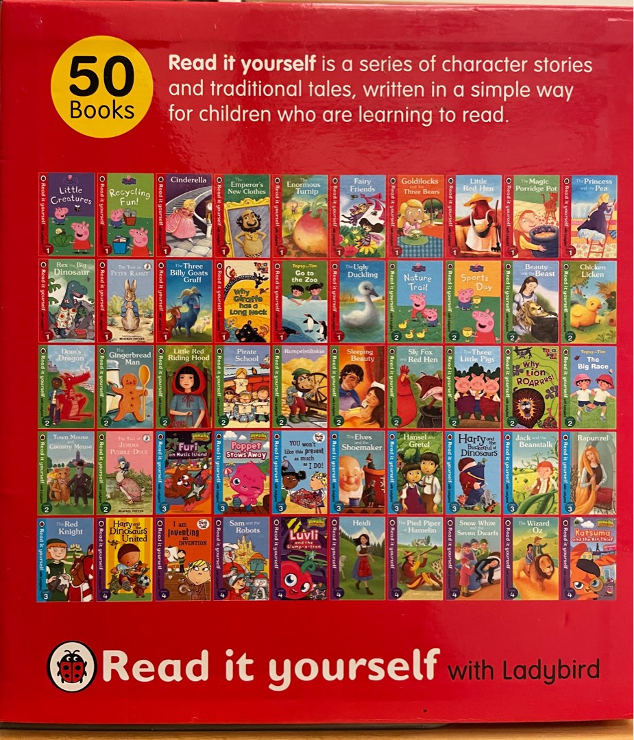 Ladybird read it yourself - level 1 to 4, 興趣及遊戲, 書本 & 文具, 小朋友書 - Carousell Ladybird read it yourself - level 1 to 4, 興趣及遊戲, 書本 & 文具, 小朋友書 - Carousell
