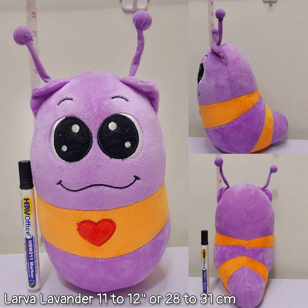 Larva Plushies / Stuff Toy / Bag Charm, Hobbies & Toys, Toys & Games on ...