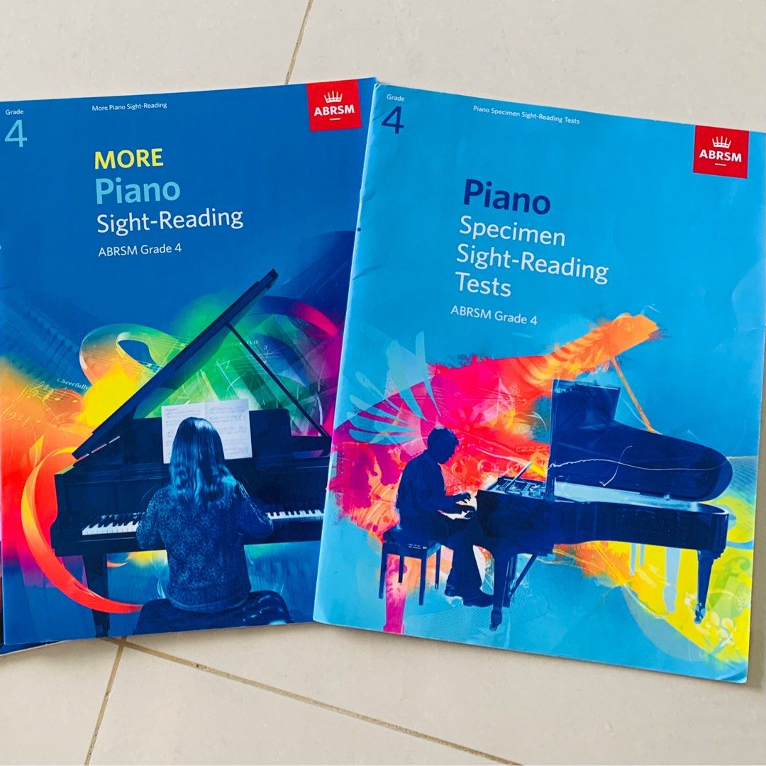 Latest ABRSM piano grade 4 Sight reading test books, Hobbies & Toys ...