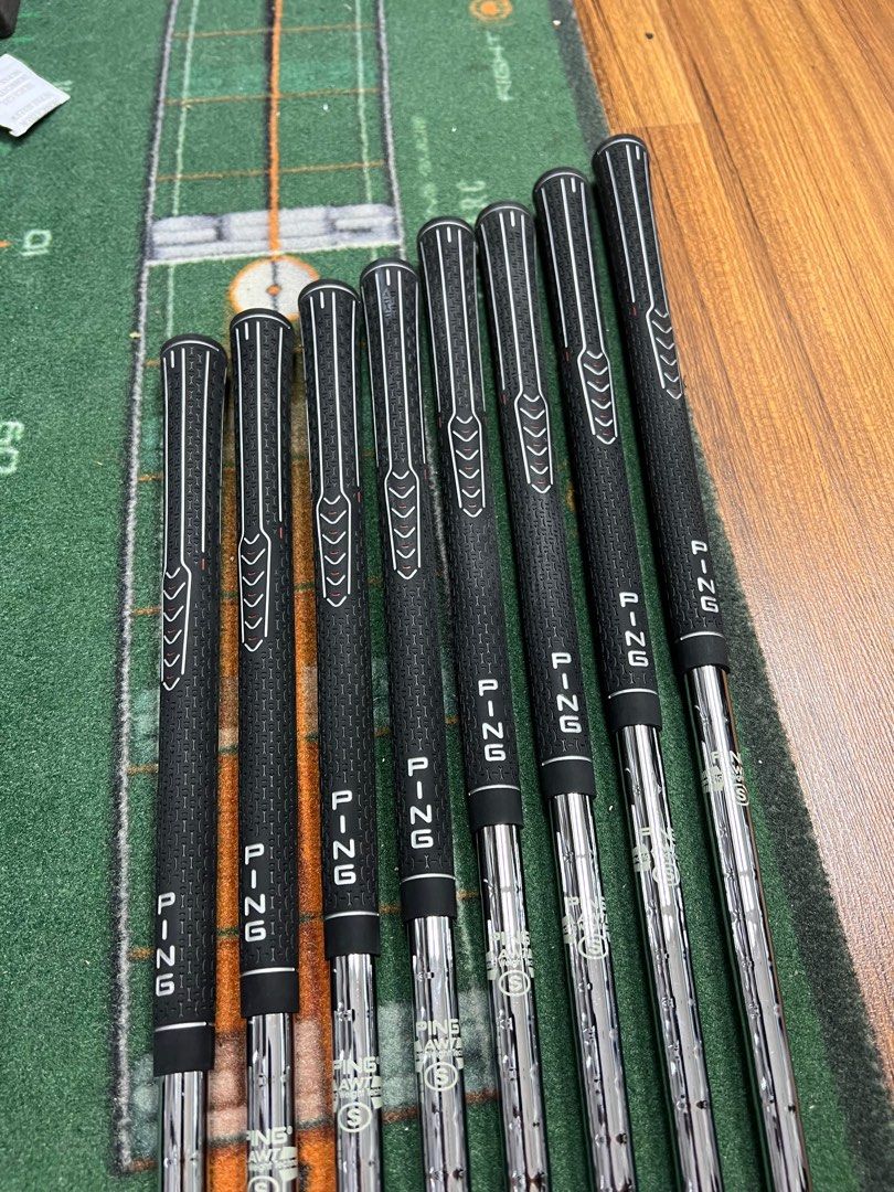 LEFT HANDED PING ANSER Irons (3-P) [8 Pieces] [With AWT Stiff Flex ...