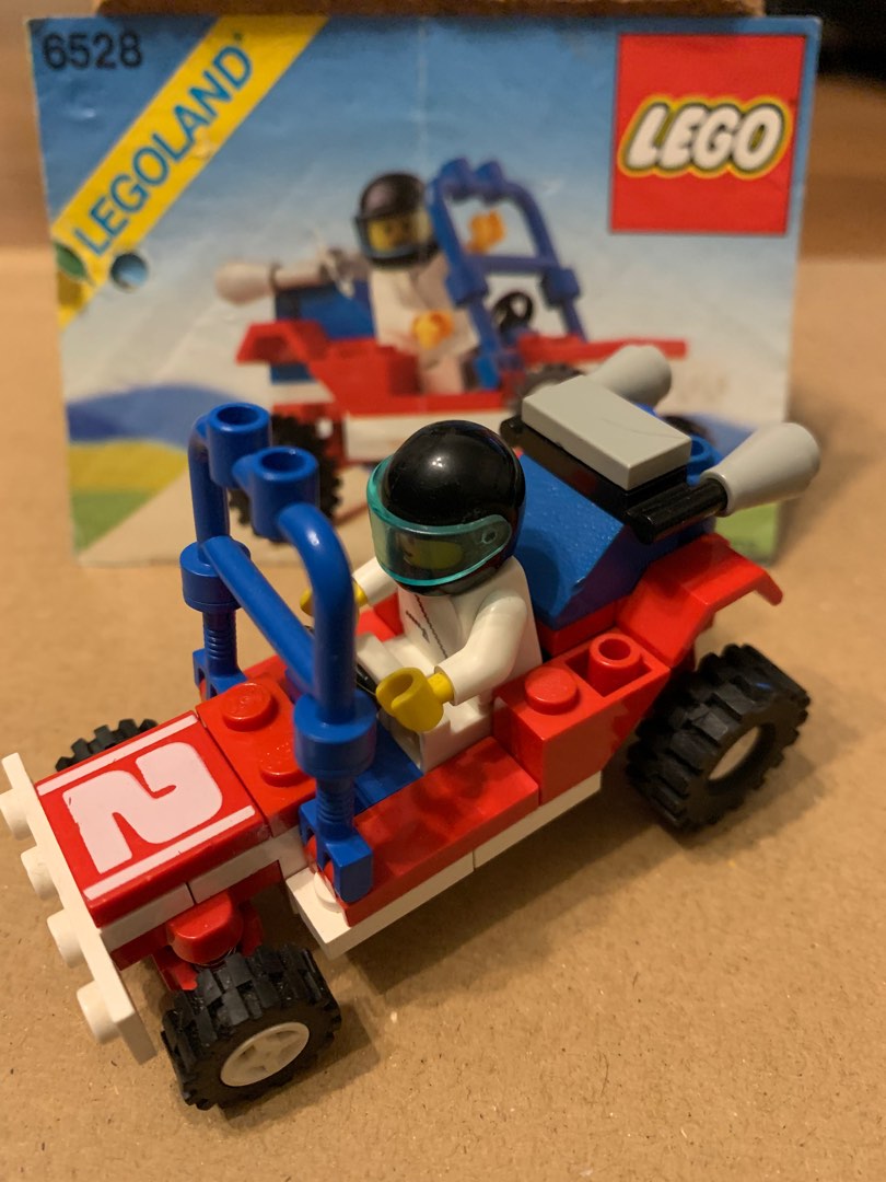 LEGO 6528 sand storm racer legoland 連說明書 minifigure 實心頭人仔, 興趣及遊戲, 玩具 ...
