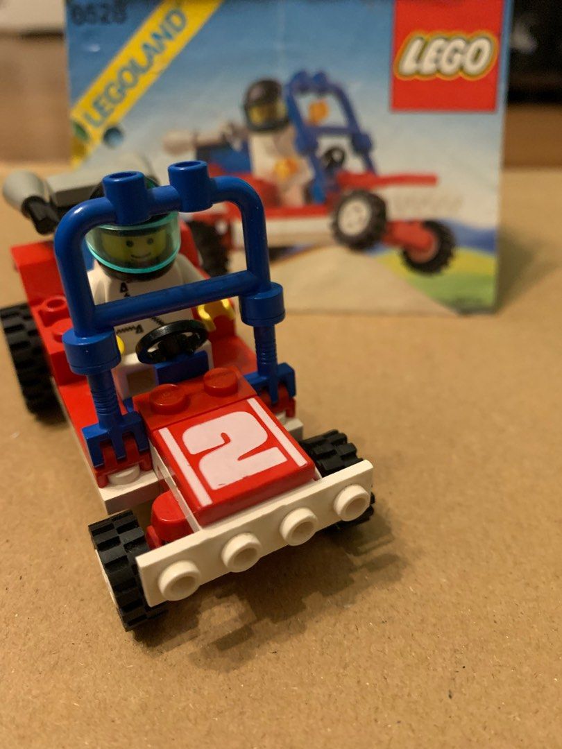 LEGO 6528 sand storm racer legoland 連說明書 minifigure 實心頭人仔, 興趣及遊戲, 玩具 ...