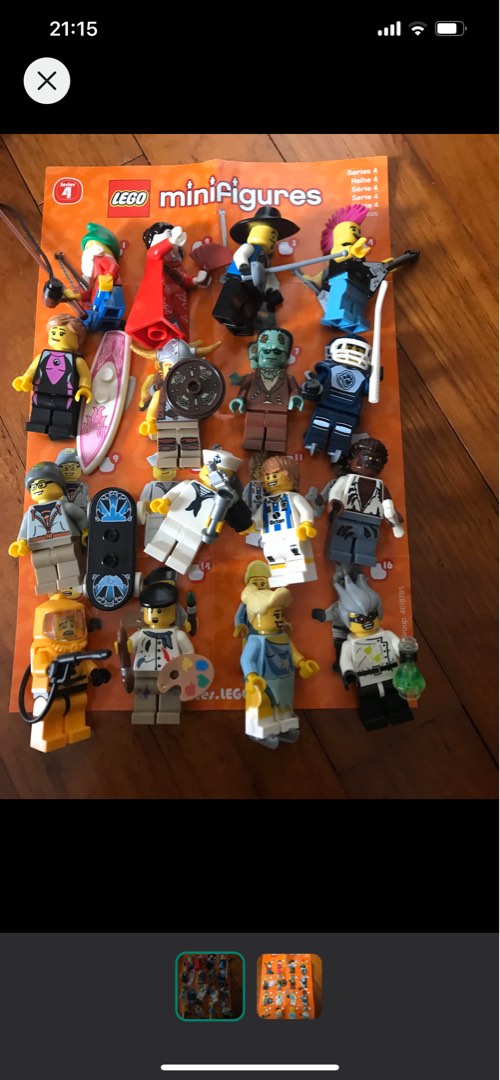 Lego figures mini figures Minifigures series 4, Hobbies & Toys, Toys ...