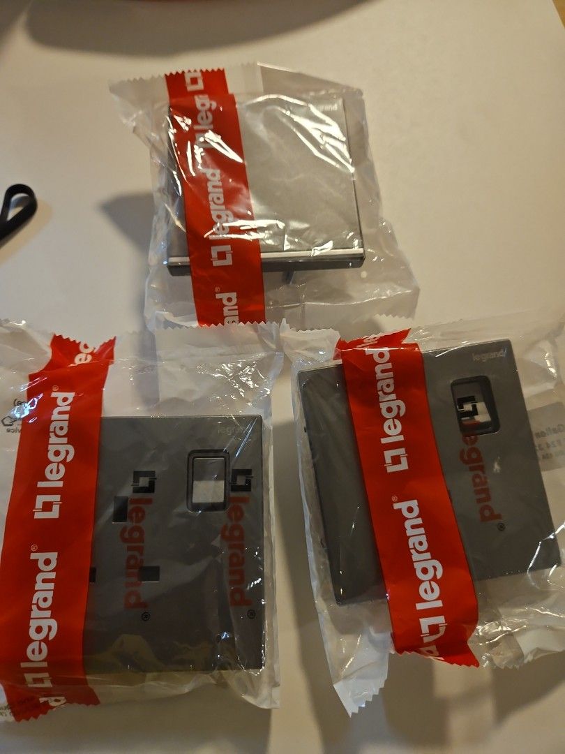 Legrand switch galion dark silver, TV & Home Appliances, Electrical ...