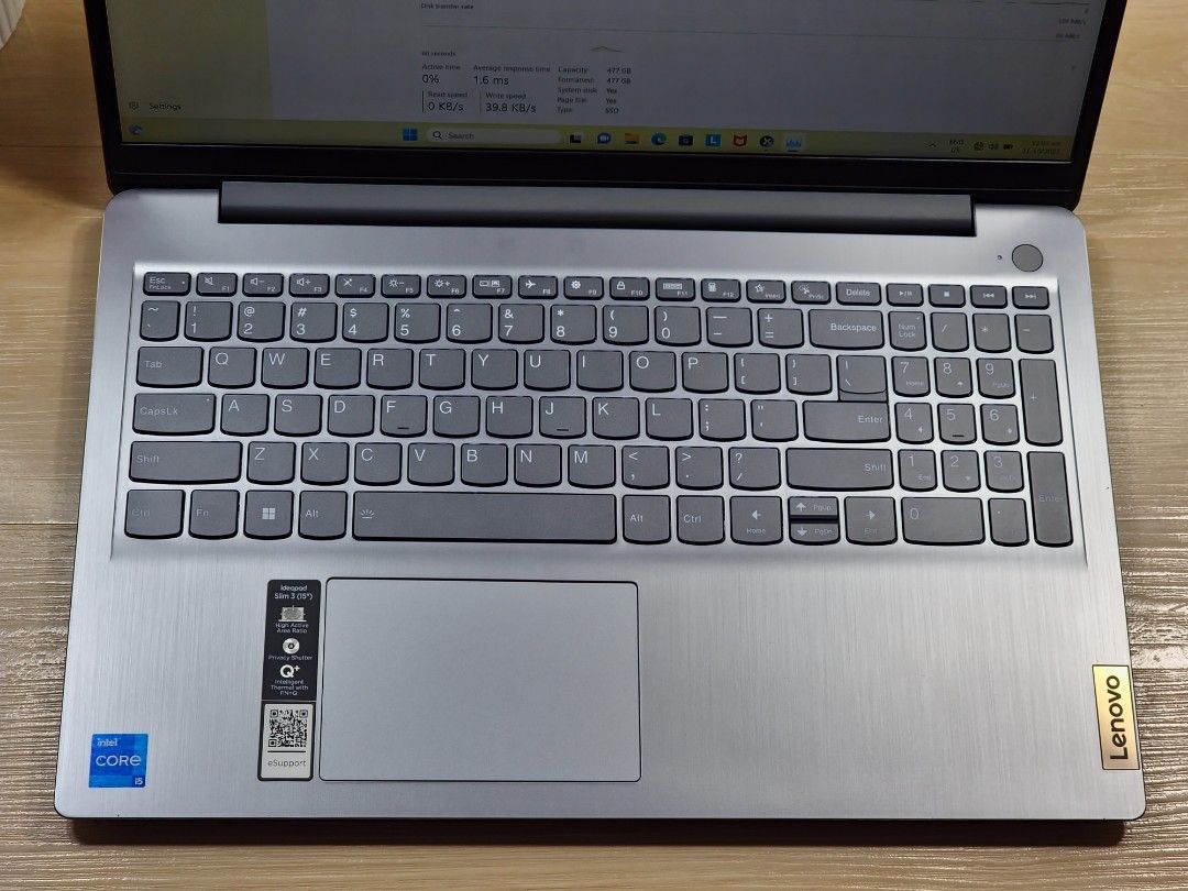 Lenovo Ideapad 3 SLIM 82H8 i5 11th Gen 8Gb ram DDR4 512GB SSD Flash ...
