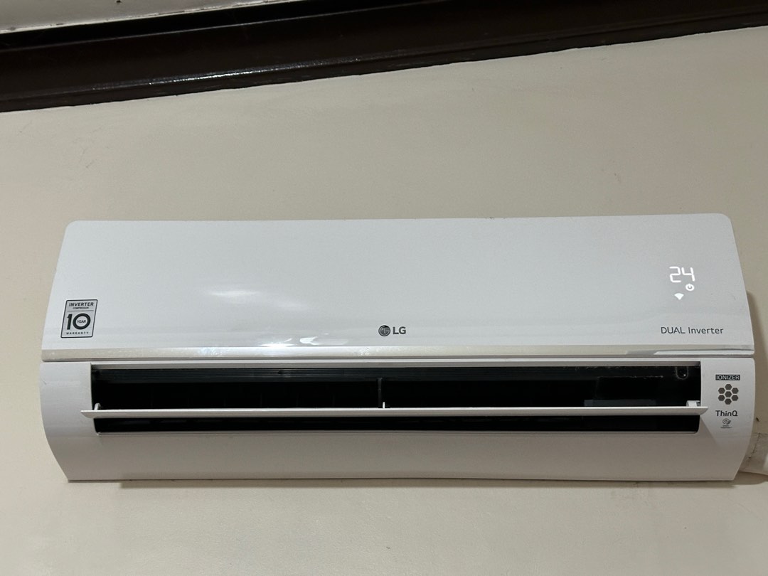 LG DUAL INVERTER SPLIT TYPE 1 HP, TV & Home Appliances, Air ...