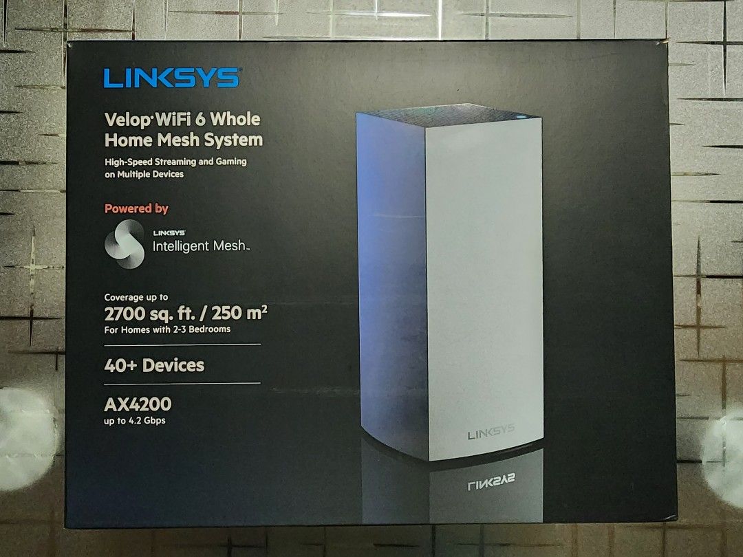 Linksys Velop AX4200 Tri-Band WiFi 6 Mesh Router, Computers & Tech, Parts & Accessories ...