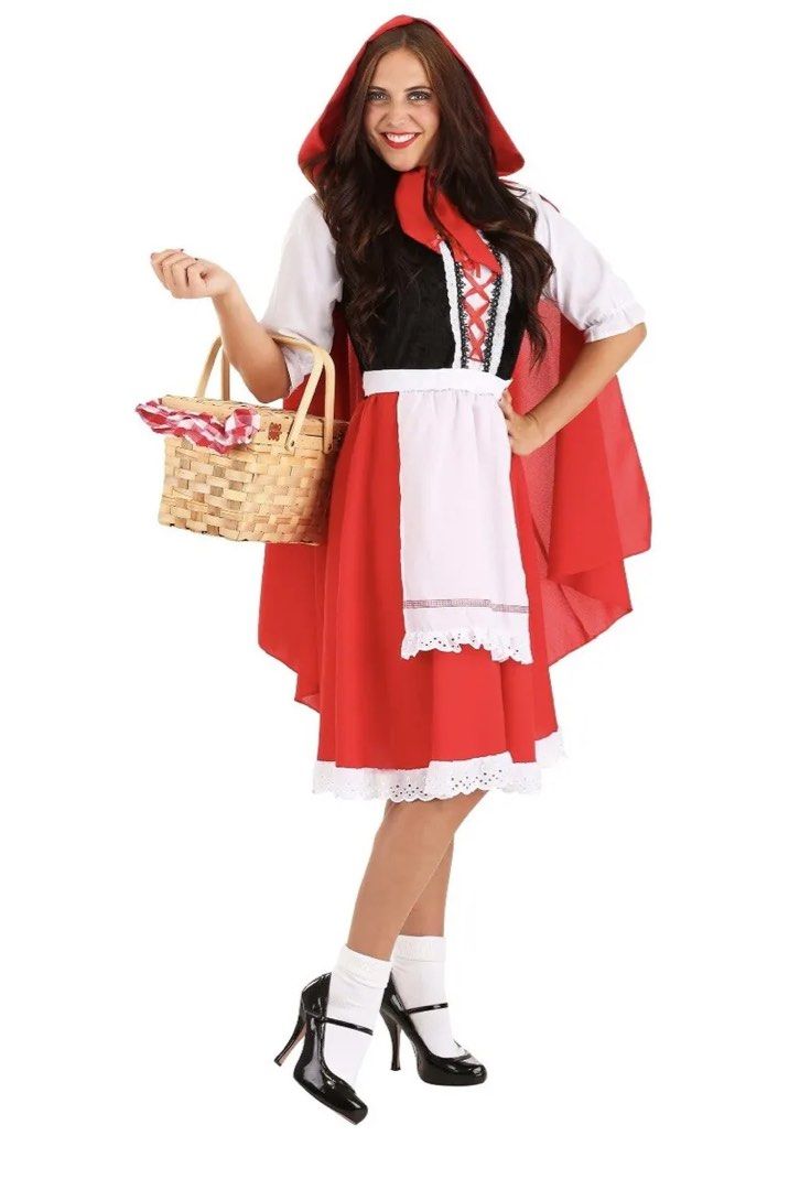 Little Red Riding Hood Costume, Women's Fashion, Dresses & Sets, Sets ...