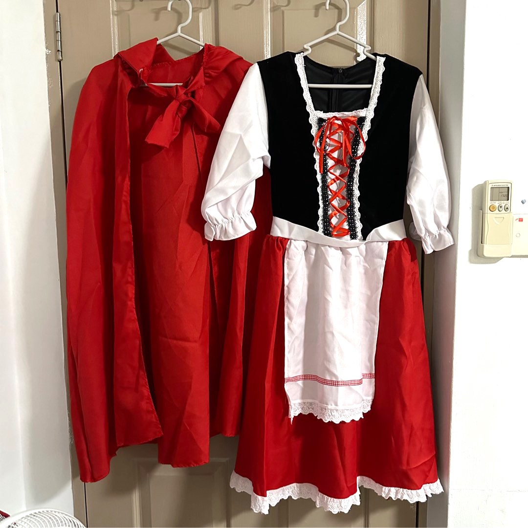 Little Red Riding Hood Costume, Women's Fashion, Dresses & Sets, Sets ...