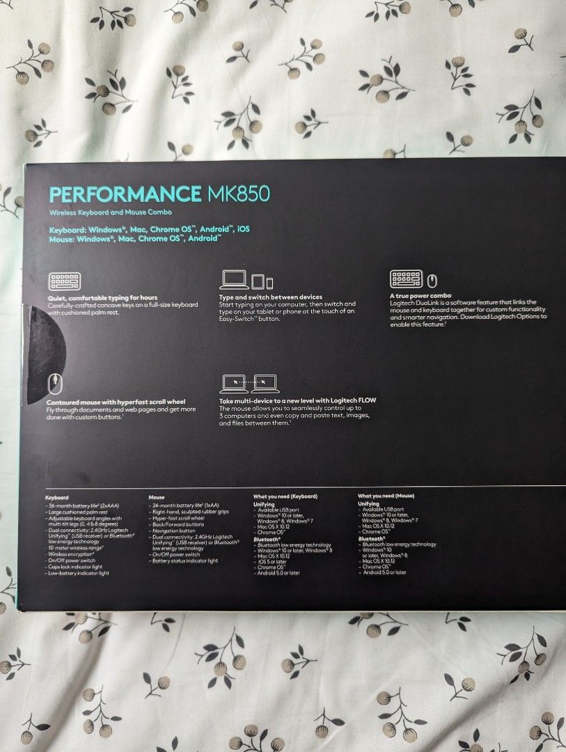 Logitech Mk850 Bluetooth Keyboard And Mouse Computers And Tech Parts And Accessories Computer