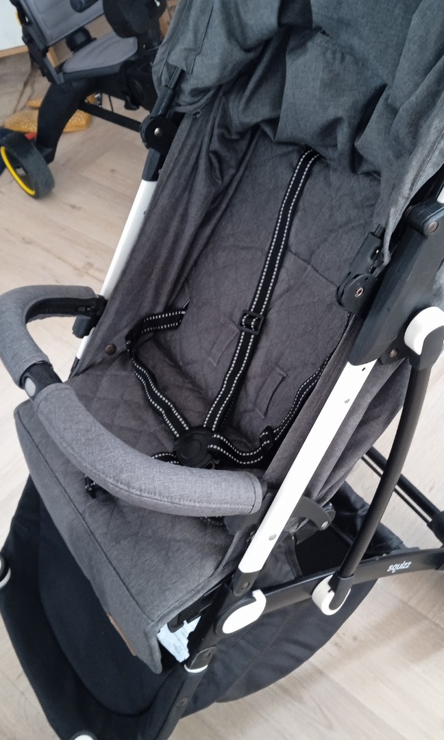 Looping Squizz 3 Gray with free pink canopy, Babies & Kids, Going Out ...