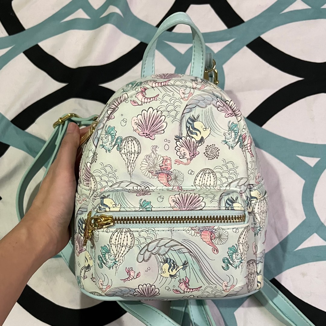 LOUNGEFLY THE LITTLE MERMAID BACKPACK, Women's Fashion, Bags & Wallets ...