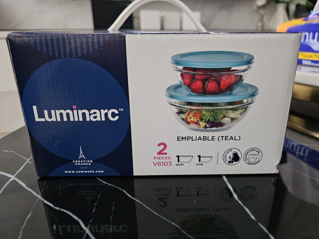 Luminarc containers, Furniture & Home Living, Kitchenware & Tableware ...