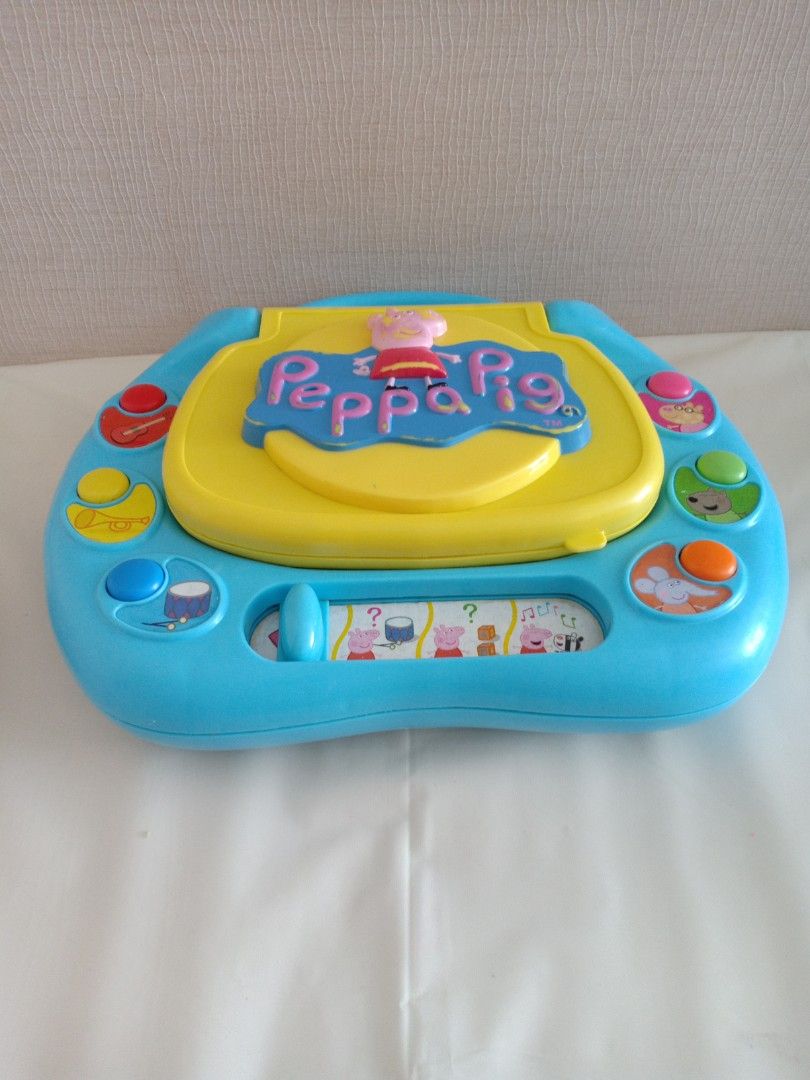 Mainan anak peppa pig my firs laptop musical educational toy MK-L-1653 ...
