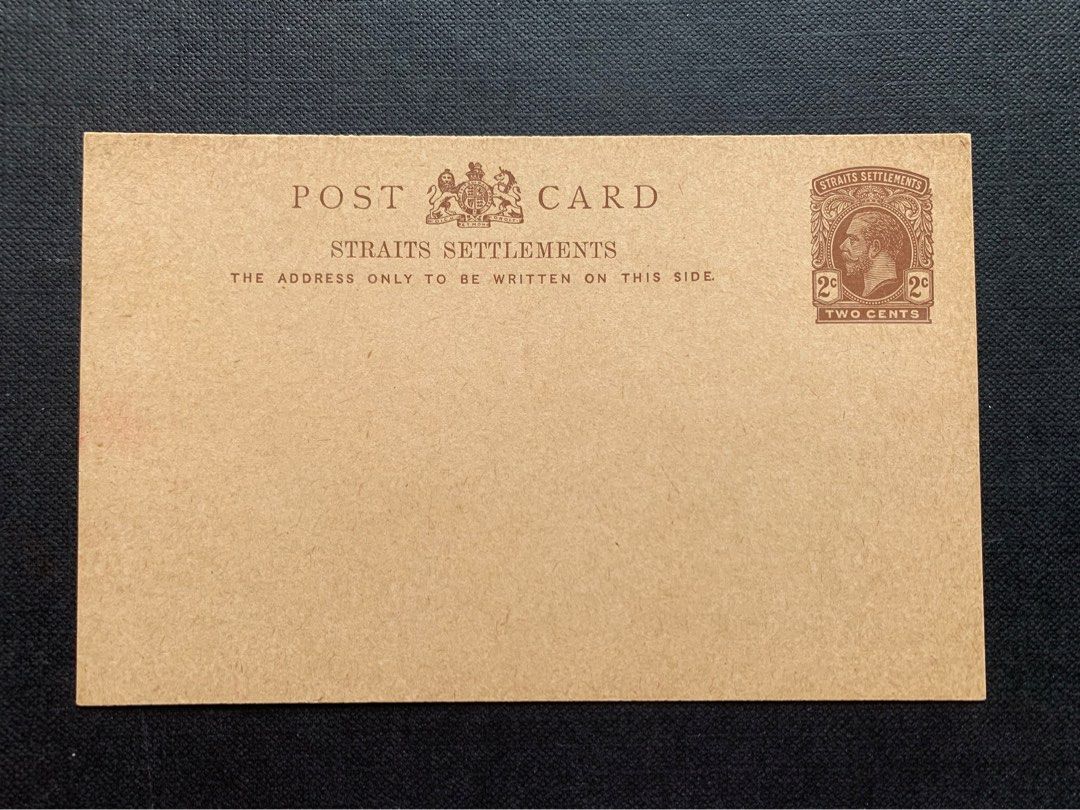 Malaya King George V 1922 Postcard, Hobbies & Toys, Collectibles ...